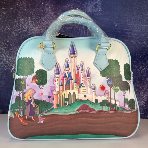 Loungefly | Bags | Loungefly Disney Princess Castle Series Sleeping ...